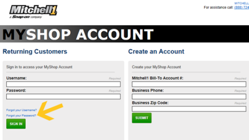 Accessing Your Mitchell 1 MyShop Account - Mitchell1