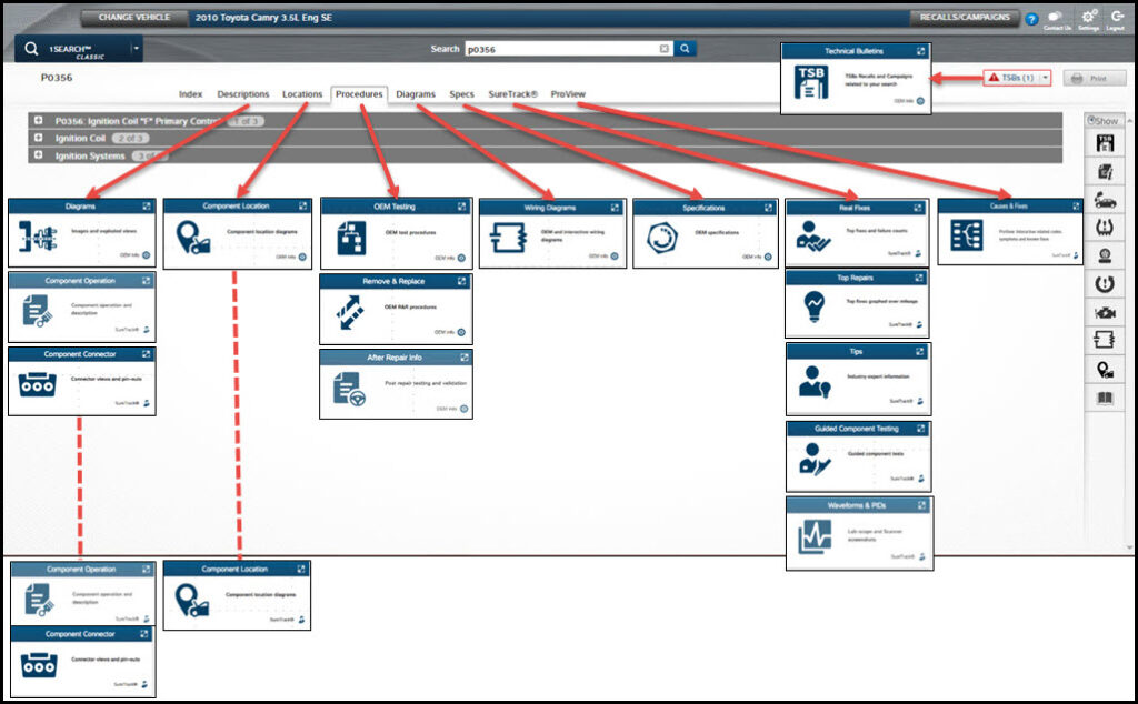Understanding 1Search Plus Navigation: Tabs to Cards - Mitchell1
